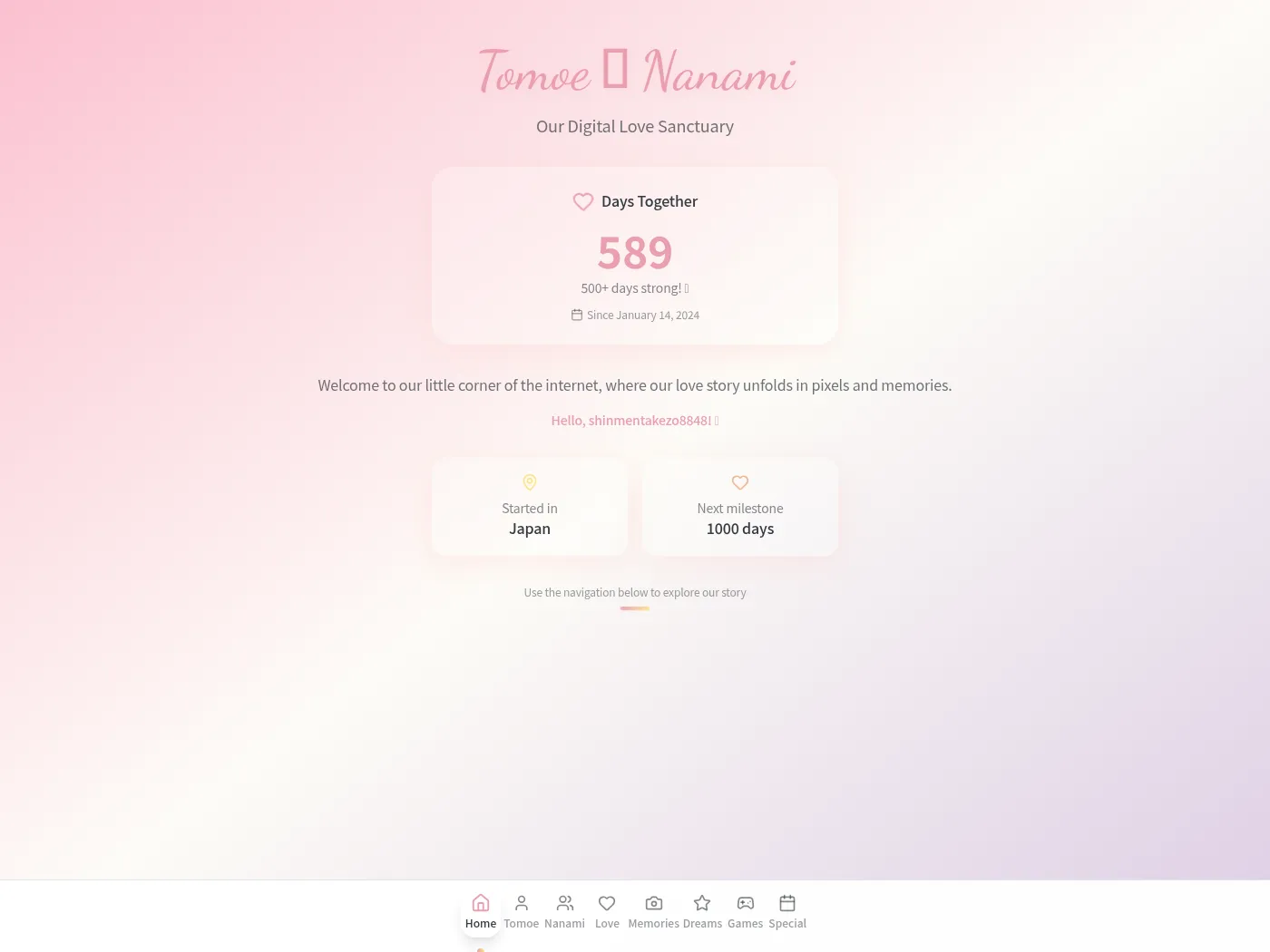 Tomoe Nanami: The Ultimate Romantic Couple's Portfolio & Memory Sanctuary