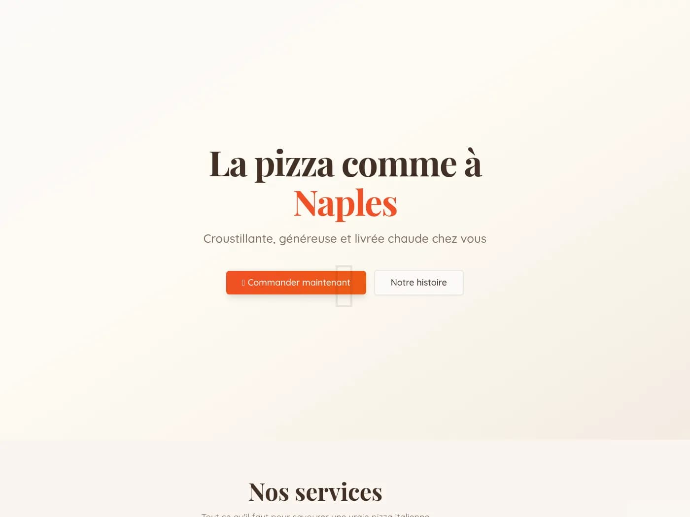 Ton: Pizza Delivery Web App with Friendly & Warm UX