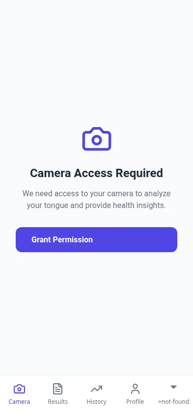 Tongue Health Analyzer Mobile App