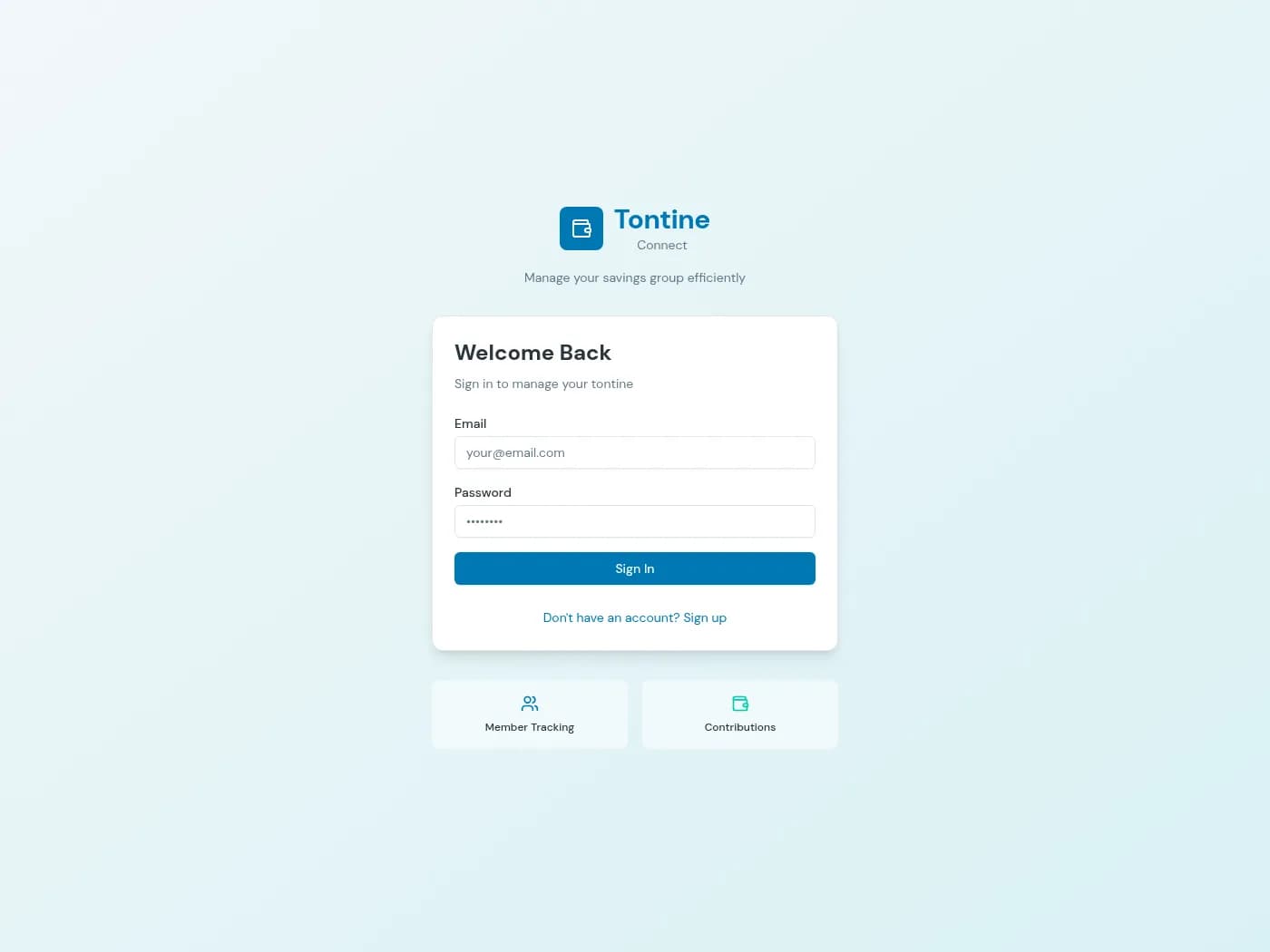 Tontine Connect