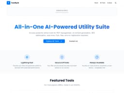 ToolifyAI: All-in-One AI-Powered Online Utility Suite