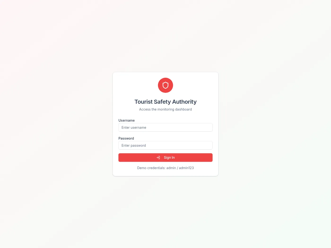Tourist Safety MVP: Integrated Traveller Alert & Monitoring System