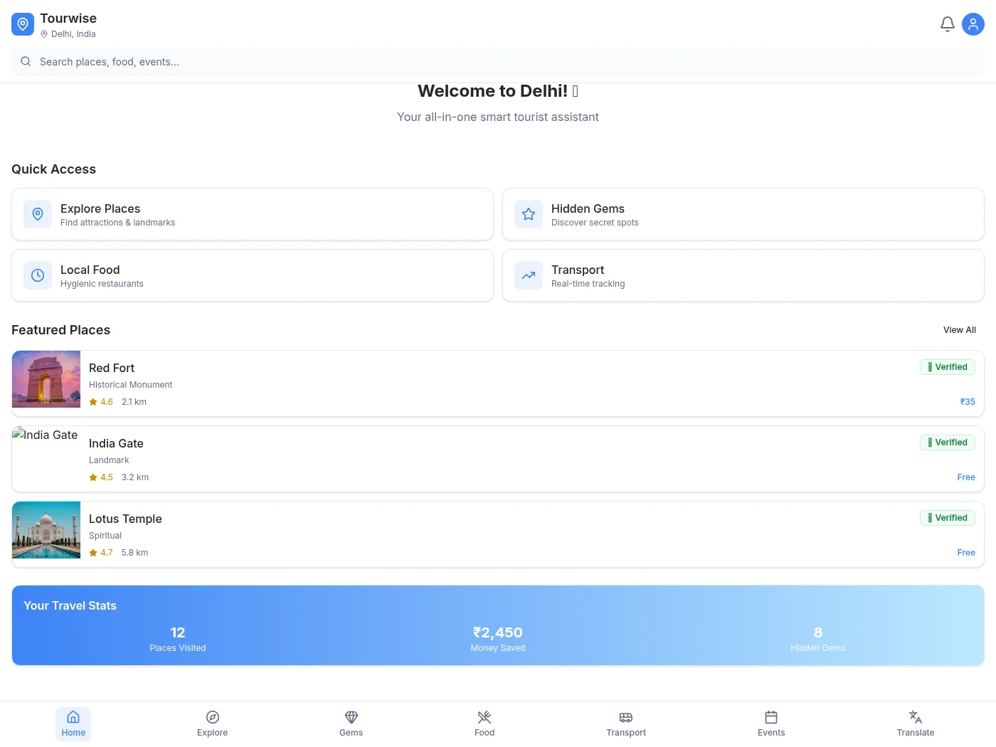 Tourwise: The Ultimate All-in-One Smart Tourist Assistant