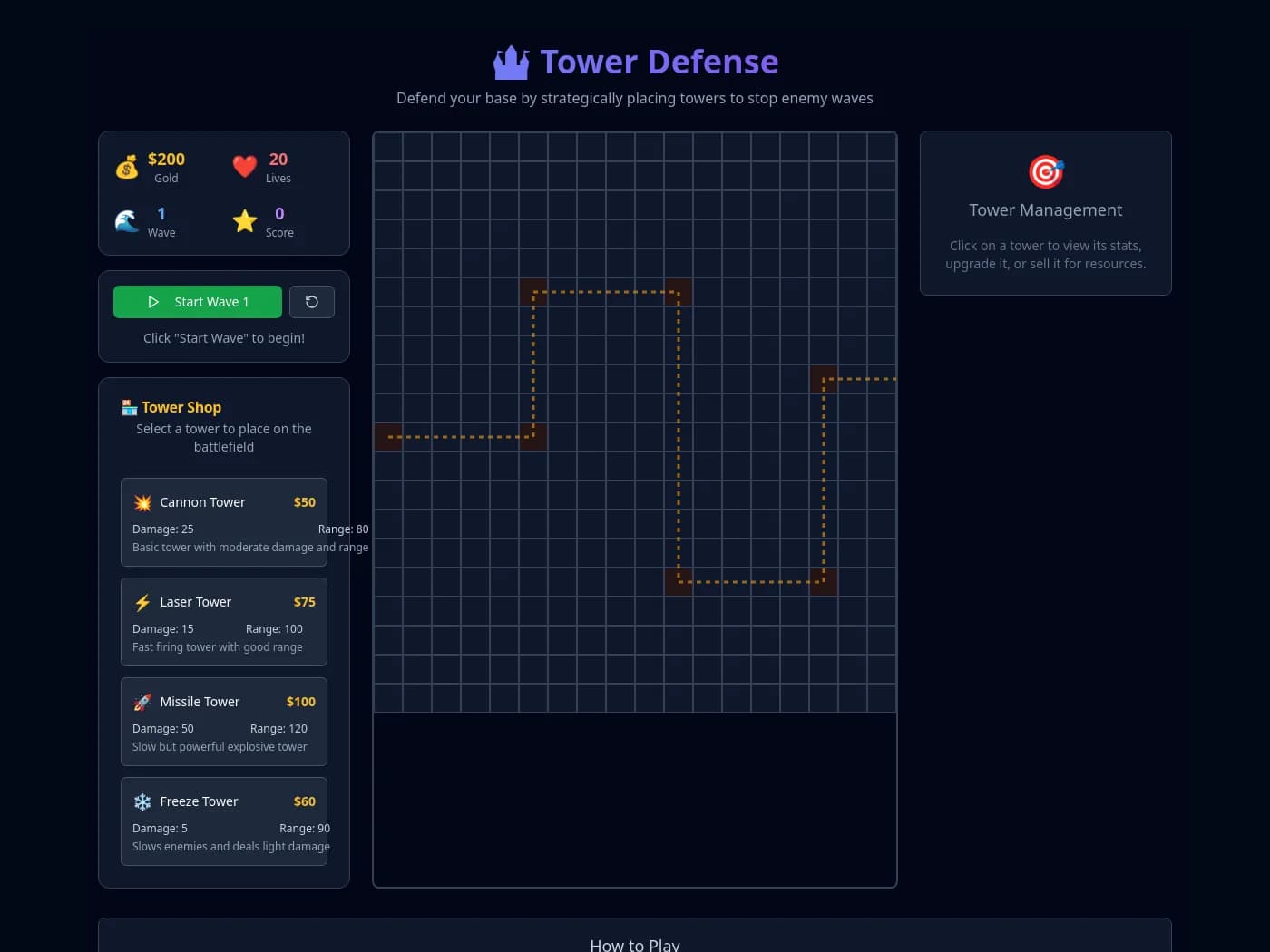 Tower Defense Game