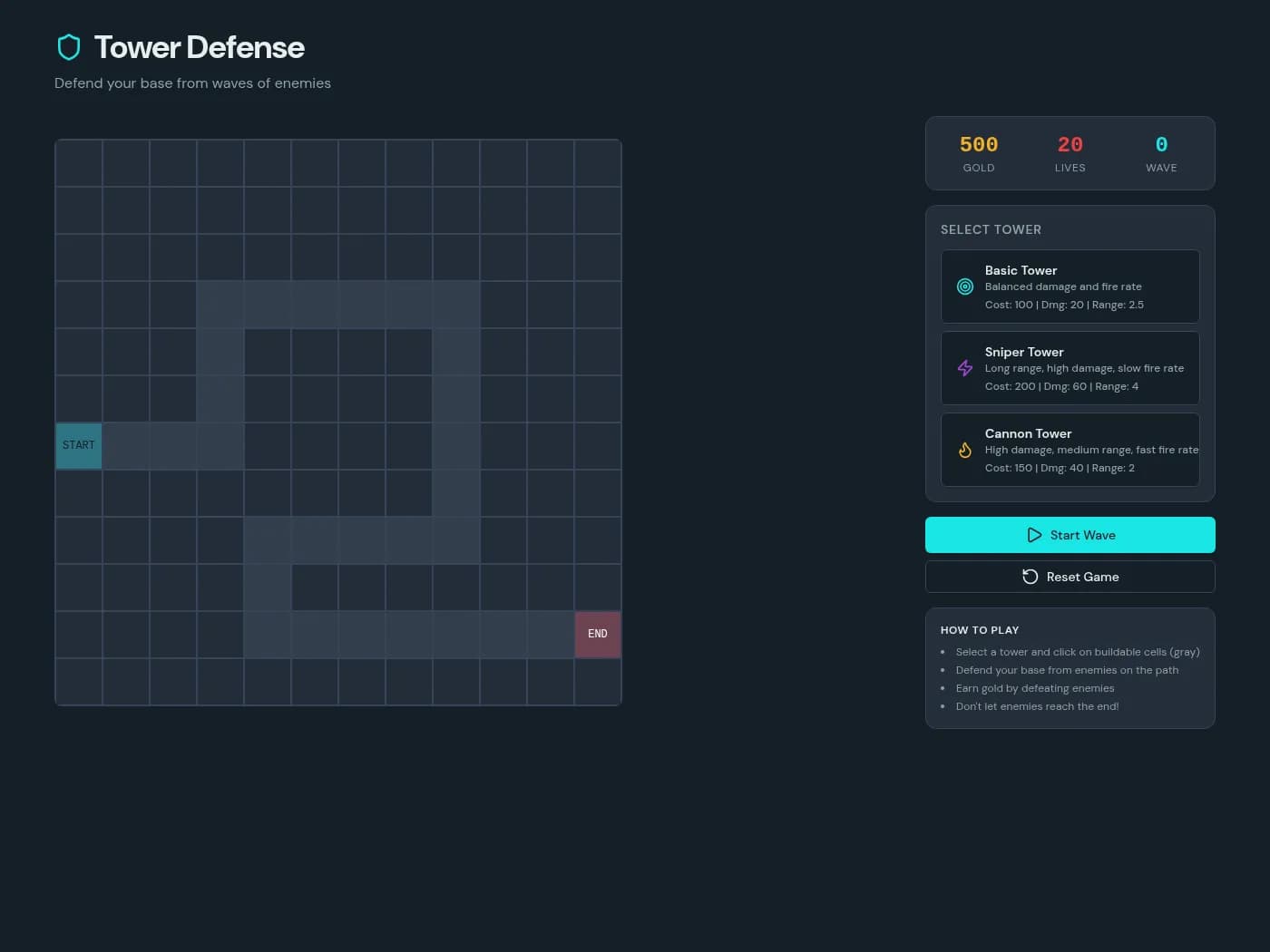 Tower Defense Game