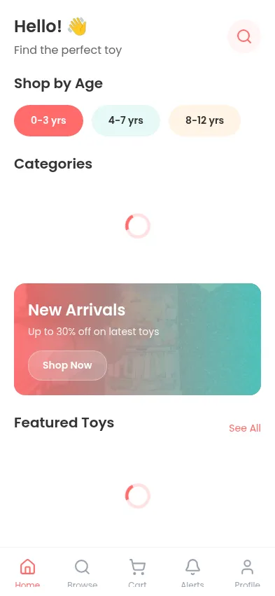ToyWorld: Smart Toy Shopping App for Kids & Parents