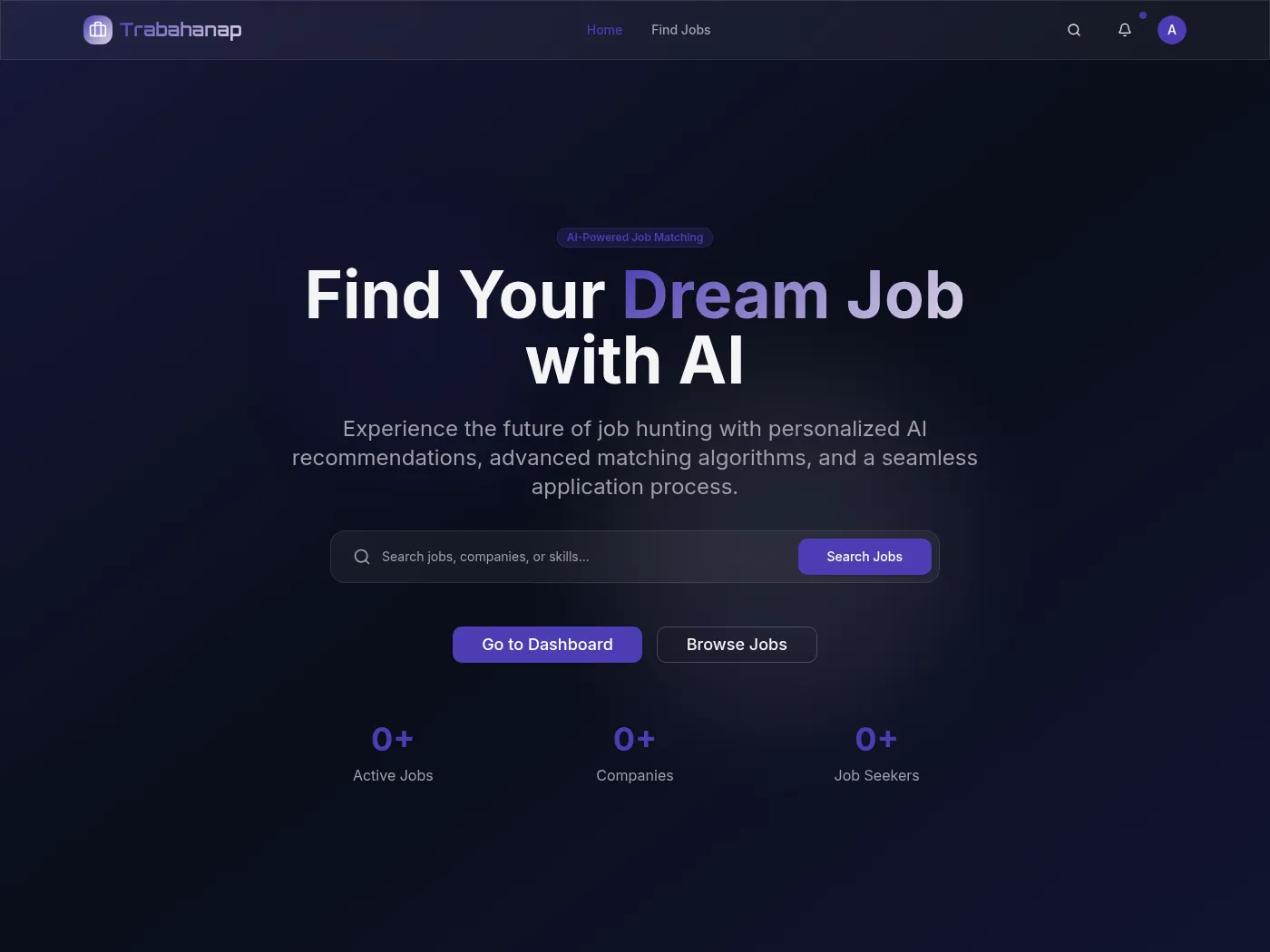 Trabahanap: Futuristic AI-Driven Job Board Platform
