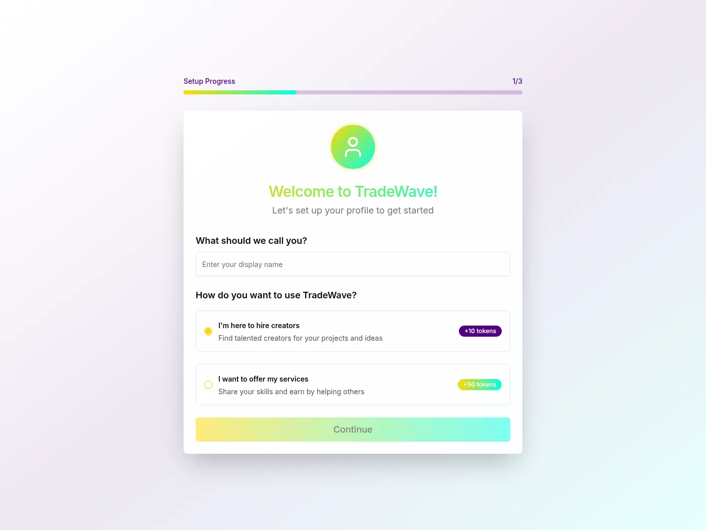 TradeWave: Community-Powered AI Creator & Marketplace Platform