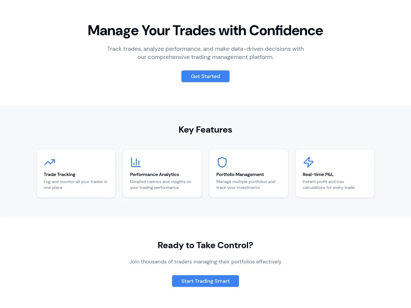 Trading Management System