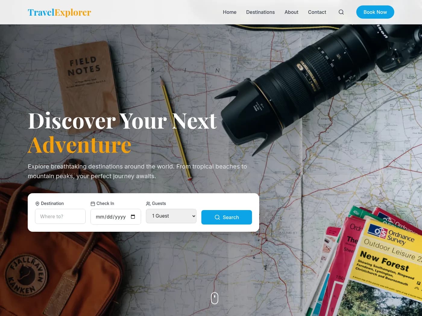Travel Explorer Website
