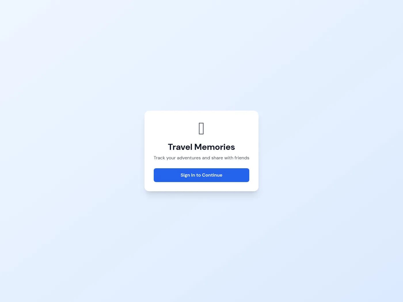 Travel Memories & Friends Map App