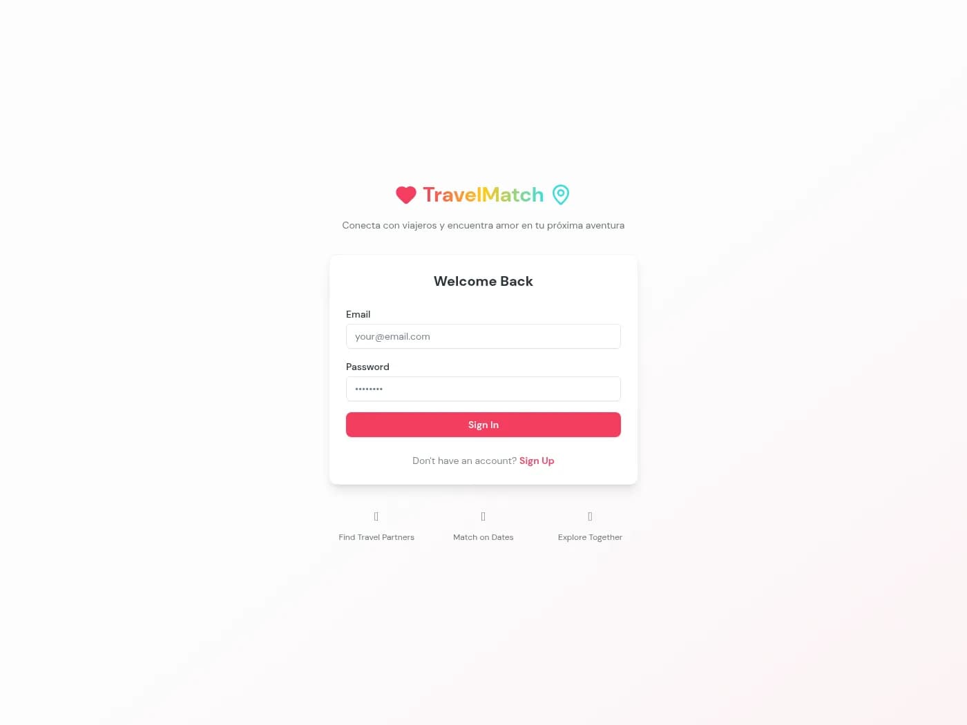 TravelMatch: Conecta Viajeros y Encuentra el Amor en Tus Destinos