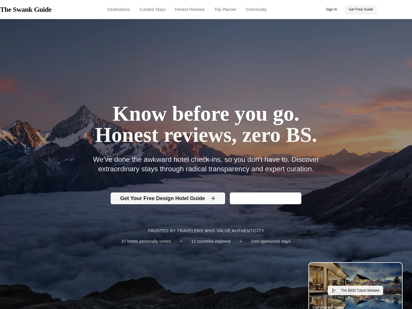 Travely Clone - Social Travel Planning App