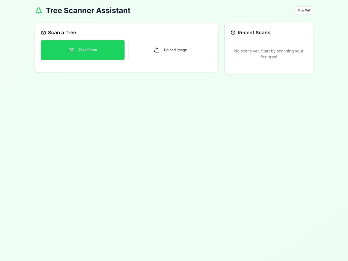 Tree Scanner Assistant
