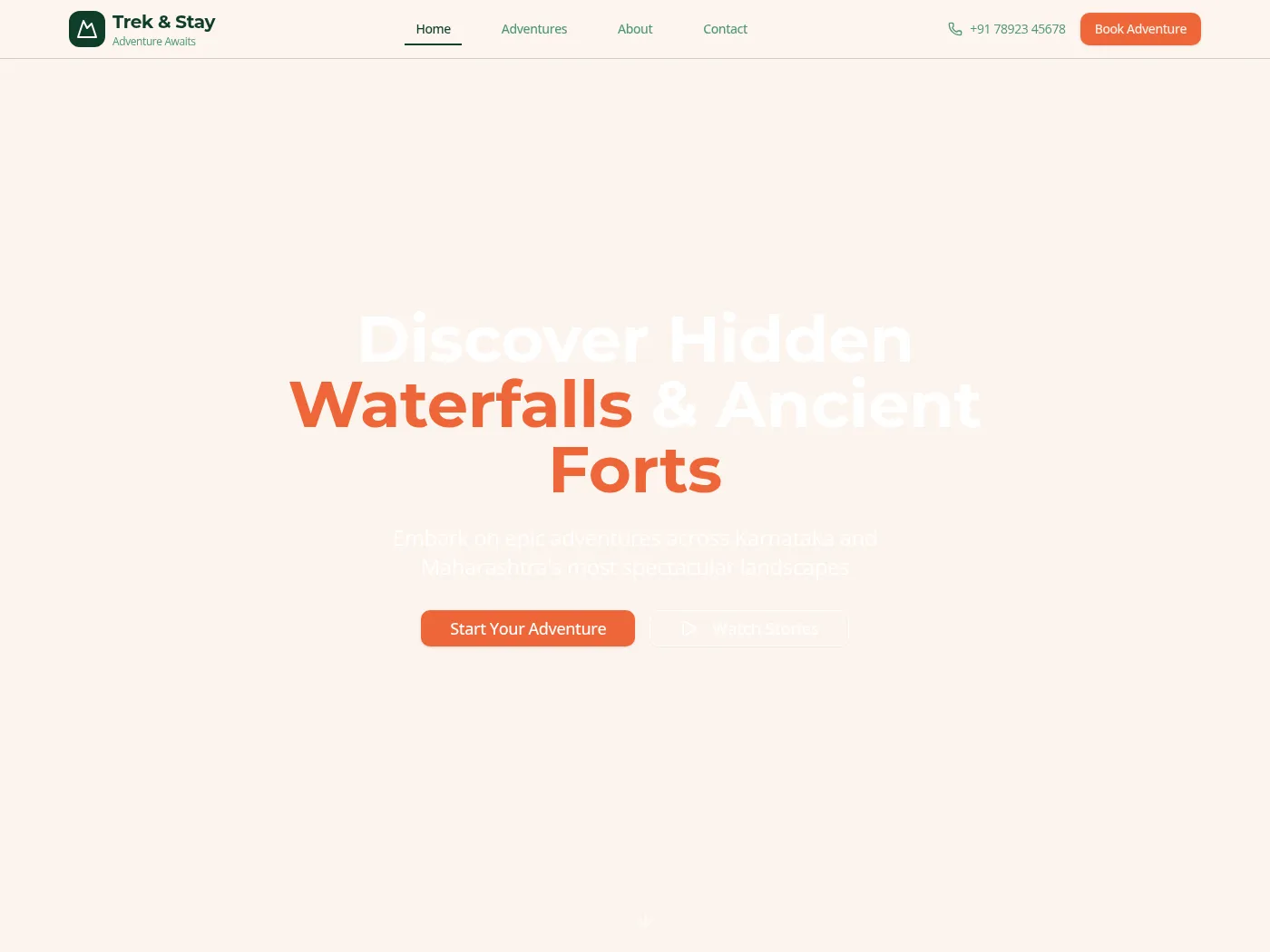 Trek and Stay Adventure Tourism Platform