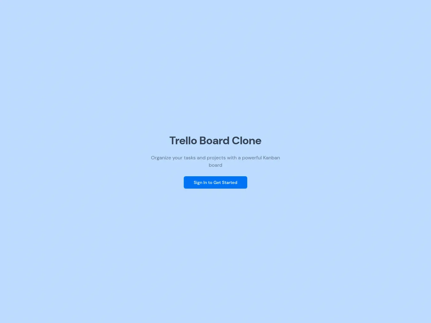 Trello Board Clone