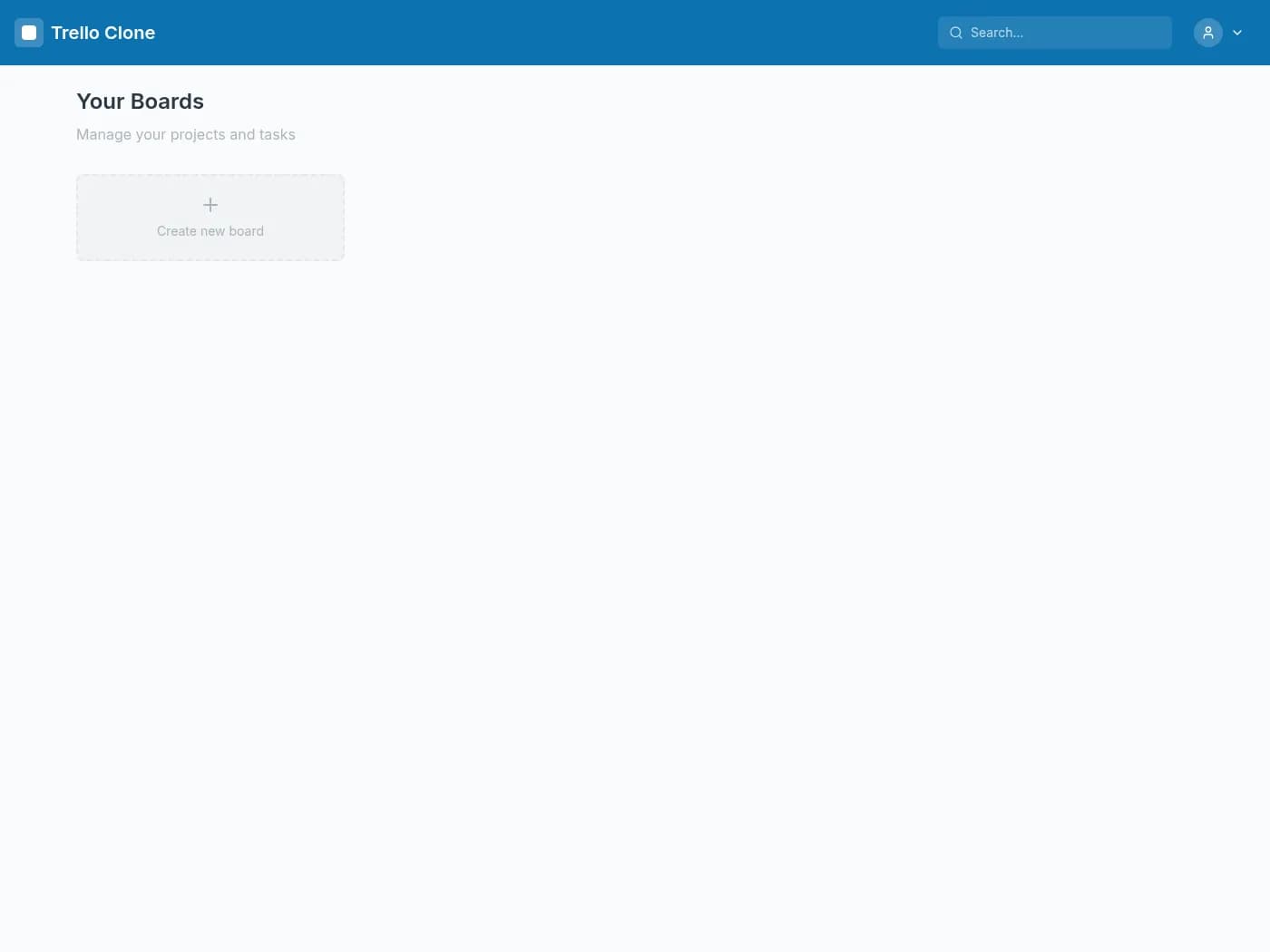 Trello Board Clone for Task and Project Management