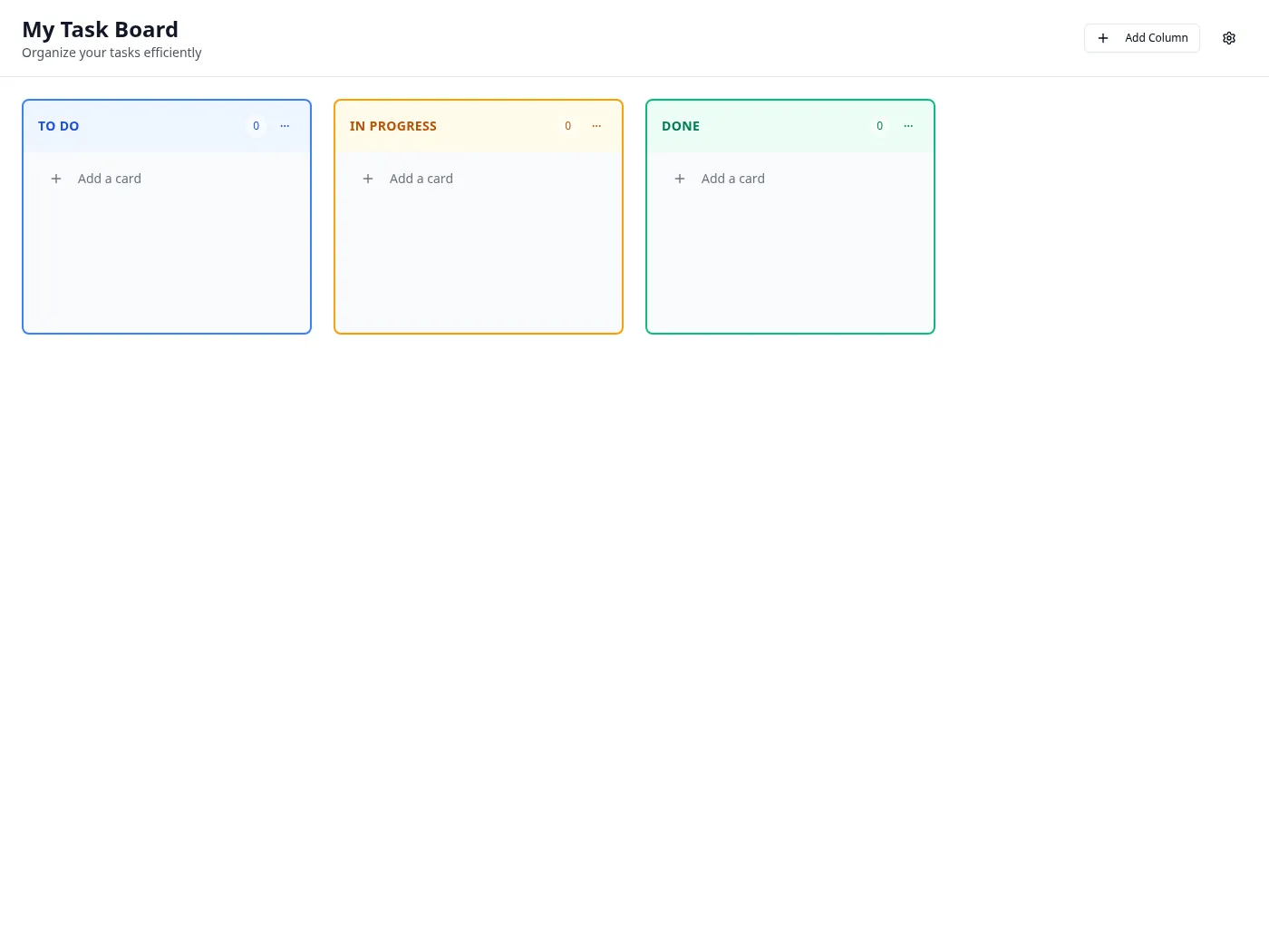 Trello-Style Task Board with Supabase