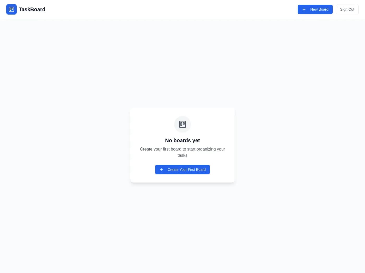 Trello-Style Task Board with Supabase Integration