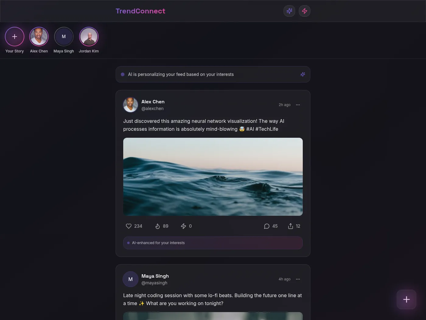 TrendConnect: The Next-Gen AI Social Platform for Gen Z