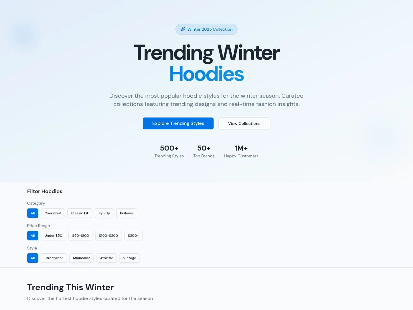 Trending Winter Hoodie Finder