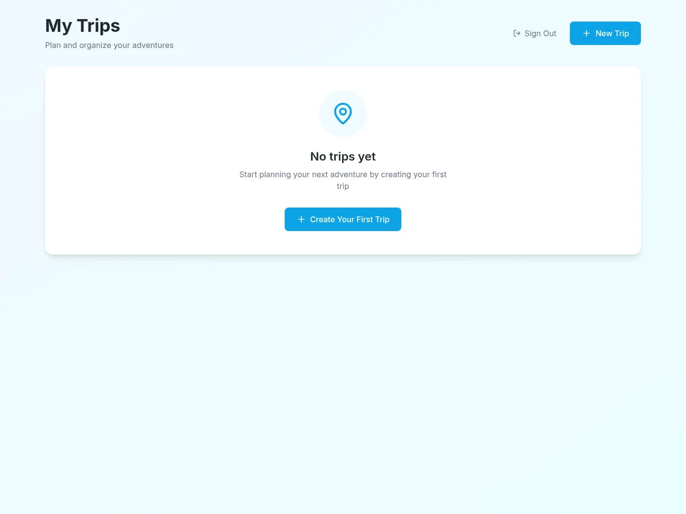 Trip Builder Tool