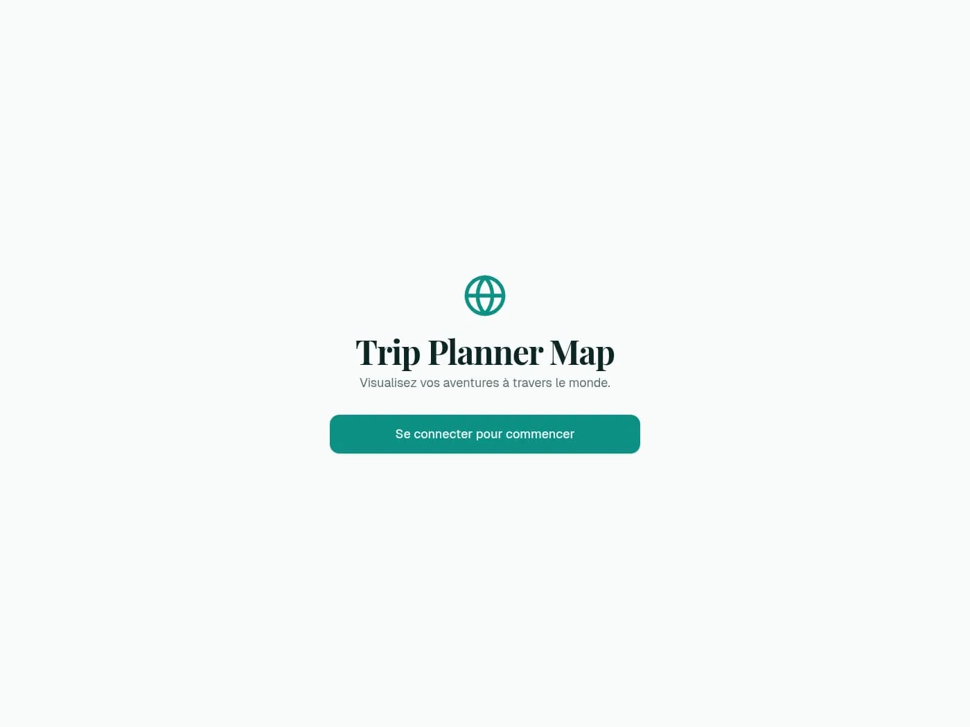 World Trip Planner Map