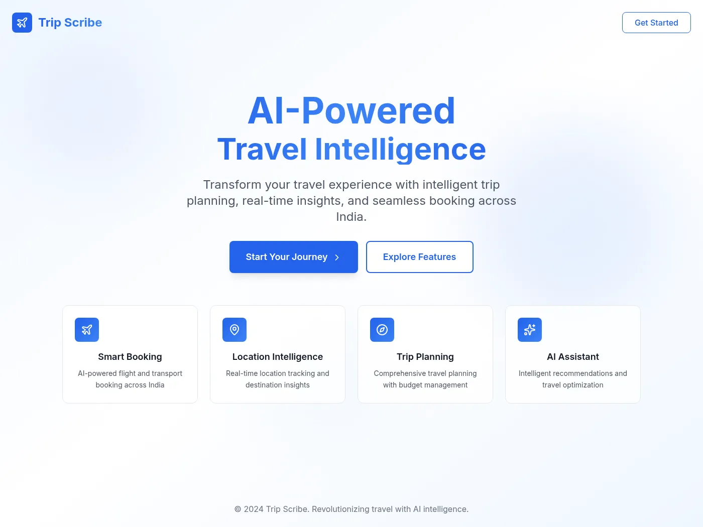 Trip Scribe – AI-Powered Travel Planning Platform