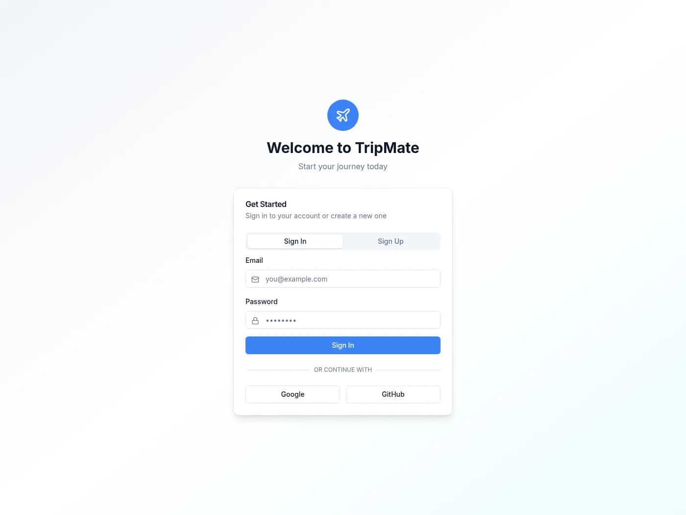 TripMate – Comprehensive Travel Companion Web App UX/UI Wireframe Planner