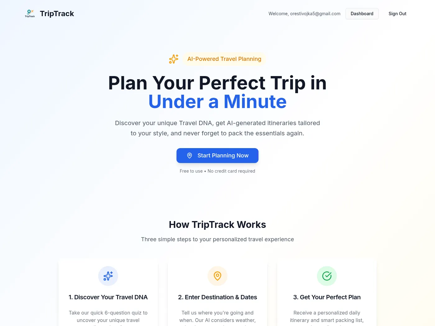 TripTrack: AI-Powered Travel Planner & Packing Assistant