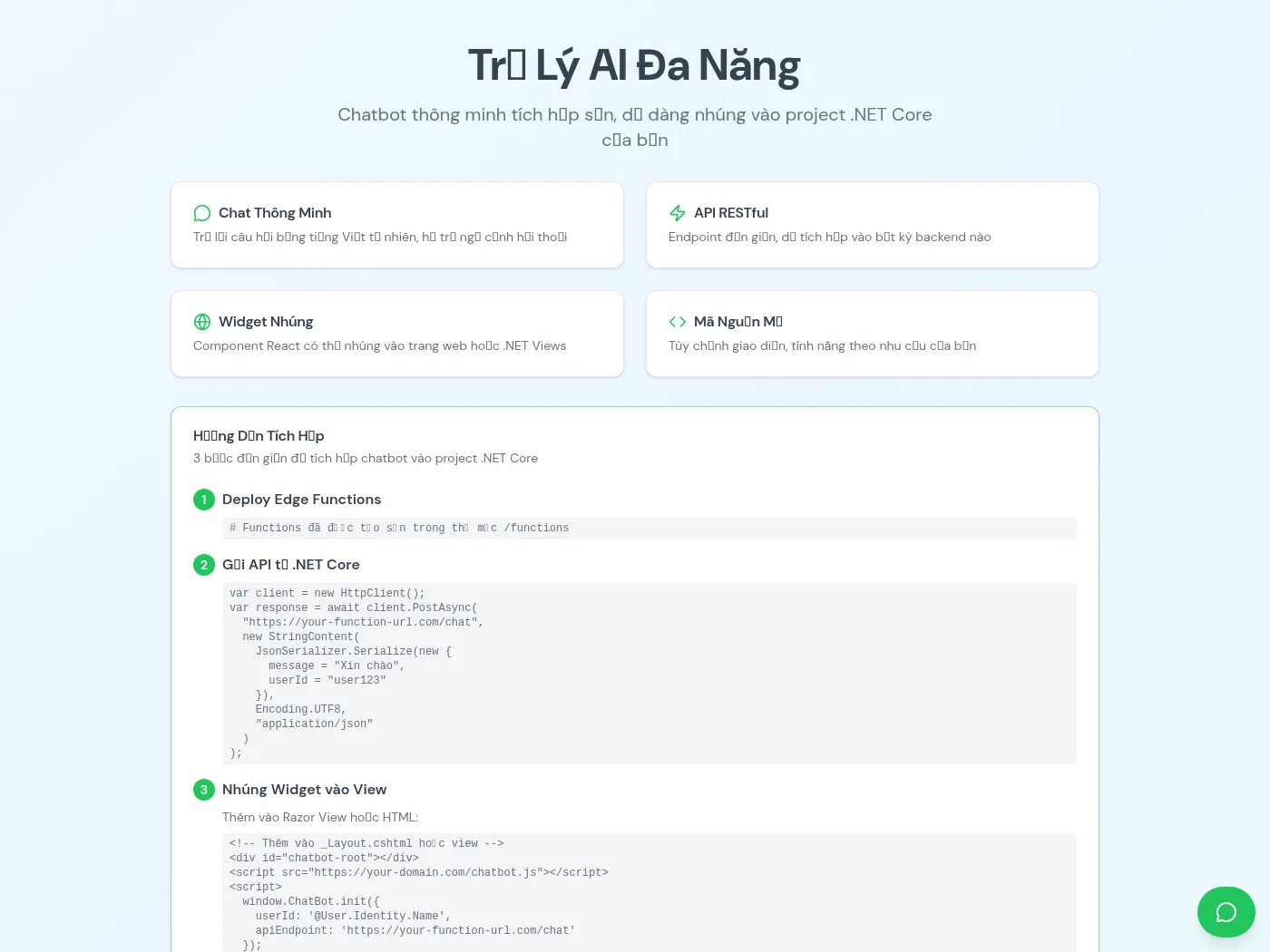 Trợ Lý AI Đa Năng Cho Người Việt