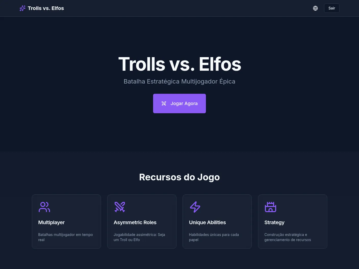 Trolls vs. Elves: Multiplayer Web Strategy Game