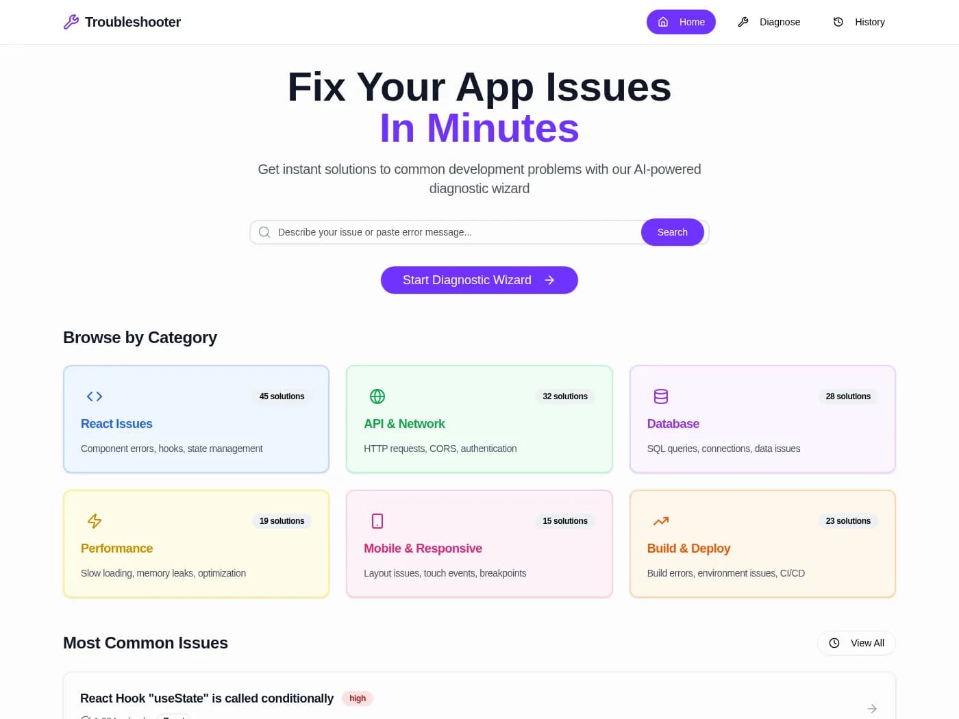 Troubleshooter: Diagnose and Fix App Issues Instantly
