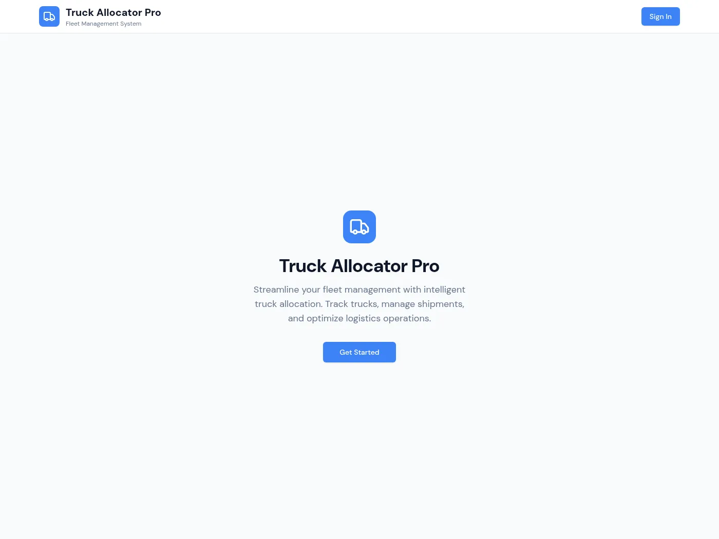 Truck Allocator Pro
