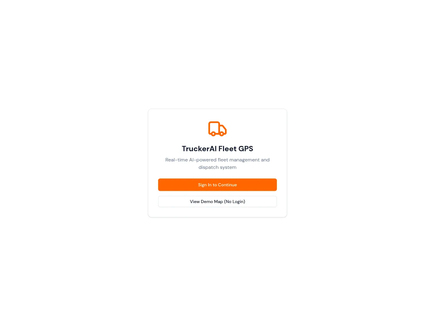 TruckerAI Fleet GPS
