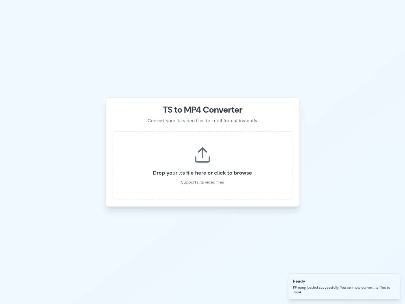 TS to MP4 Converter Desktop App