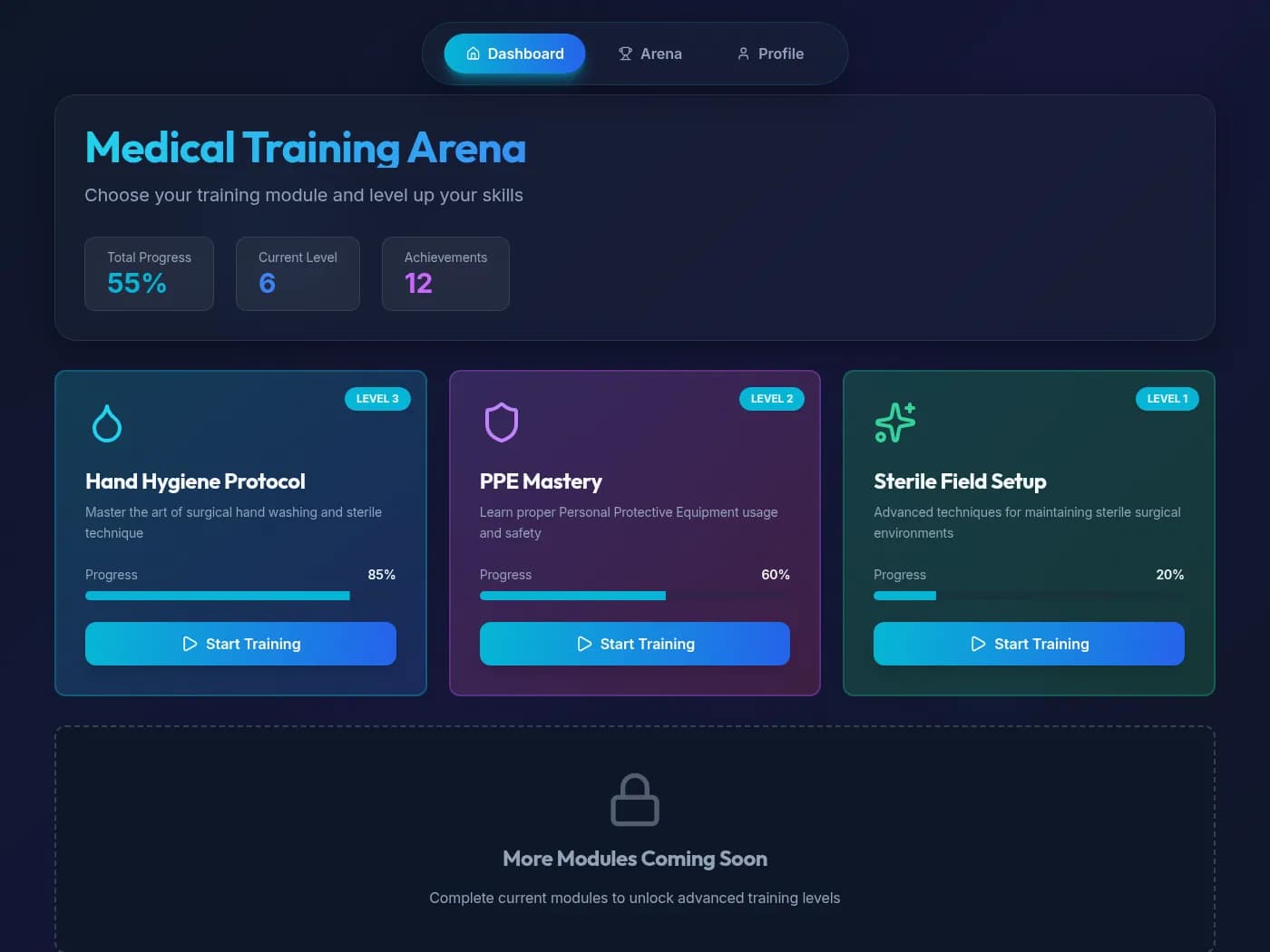 TÜBİTAK Design Arena - High-Fidelity Medical App UI Overhaul