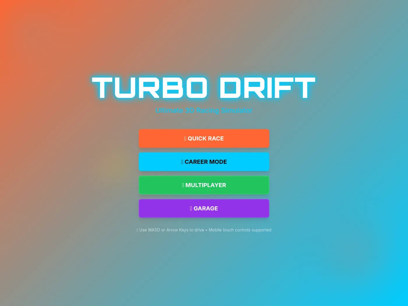 Turbo Drift: Ultimate 3D Racing Simulator