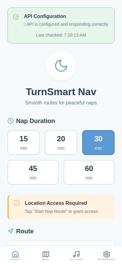 TurnSmart Nav: Smooth Nap Routes for Babies