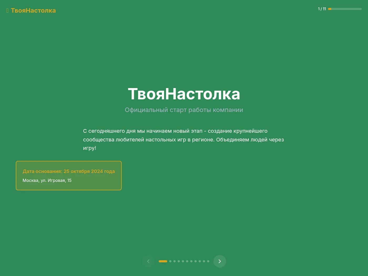 ТвояНастолка: корпоративная CRM для бизнеса настольных игр