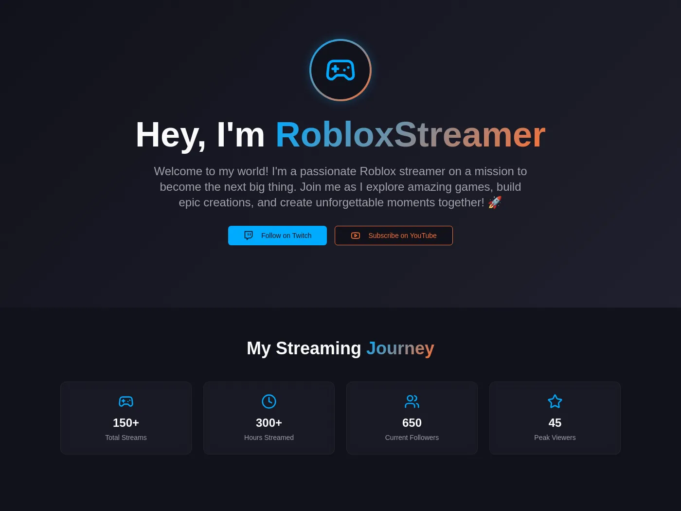 Twitch Channel Rules Website