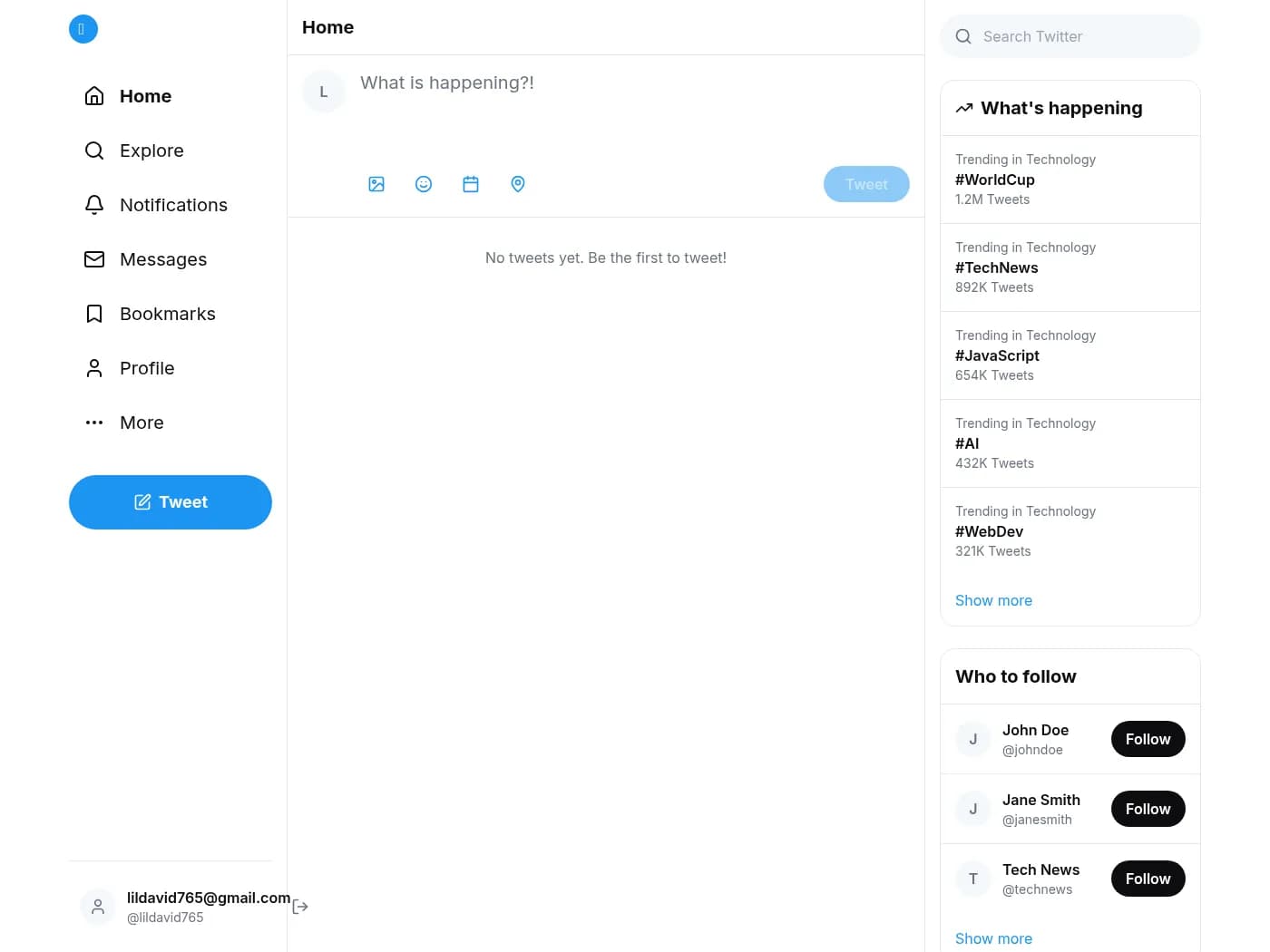 Twitter Clone: Social Microblogging Platform