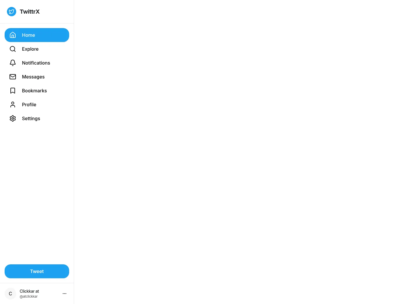 TwittrX: A Modern Twitter Clone Web App