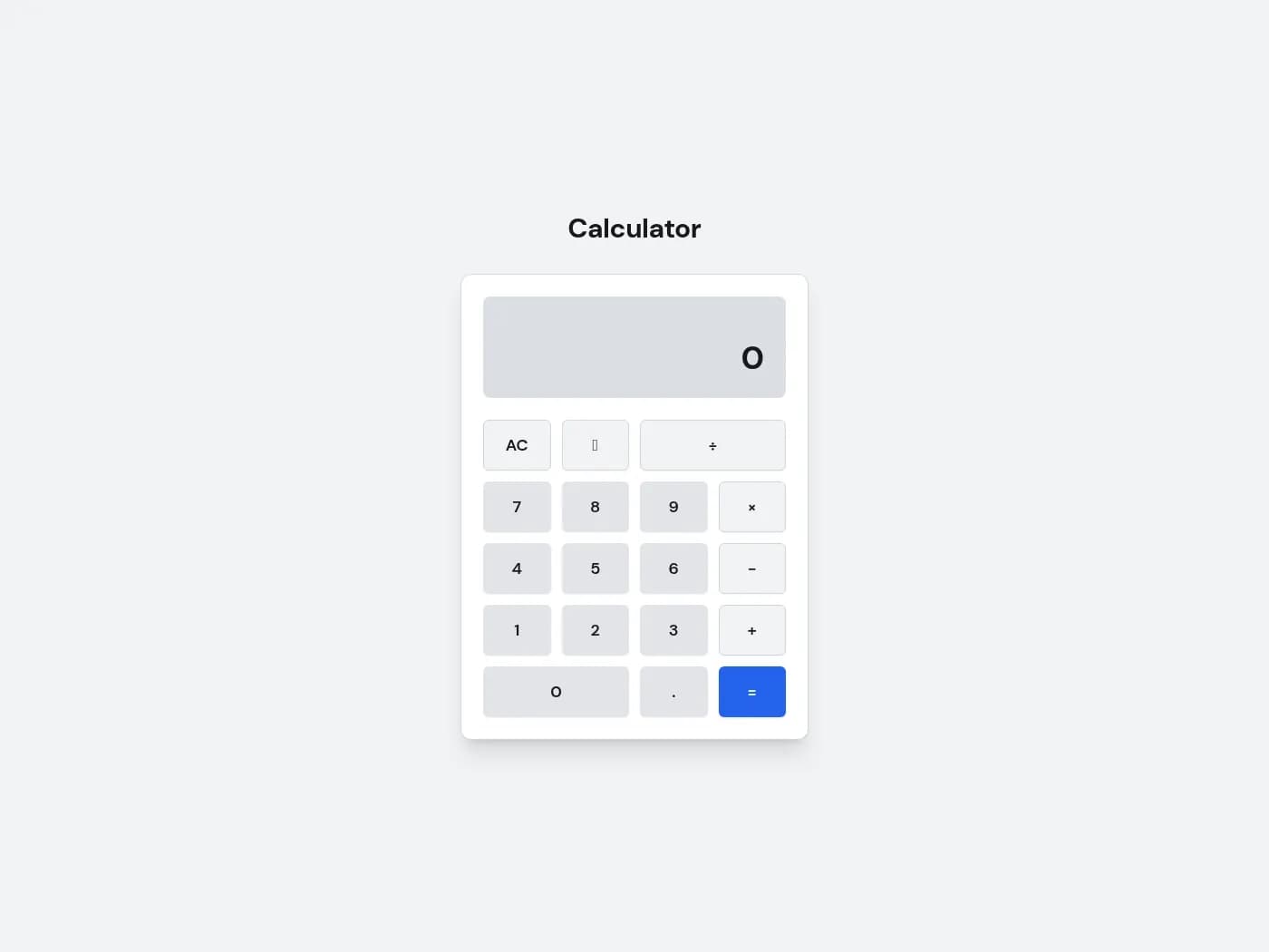 Two-Minute Simple Calculator