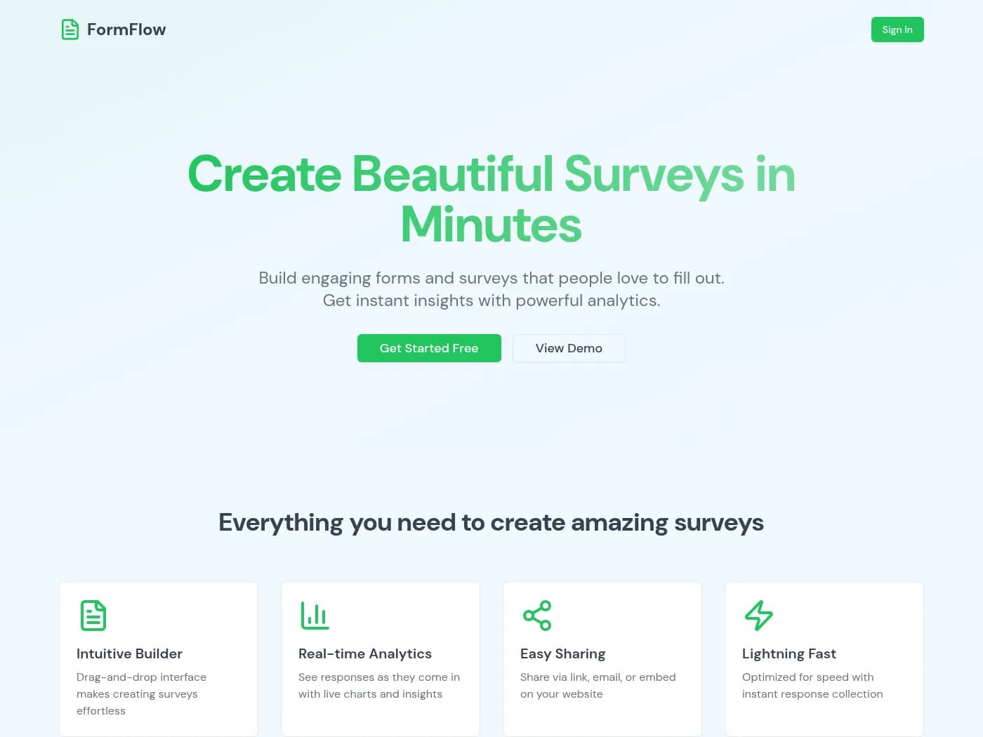 Typeform Alternative Survey Builder