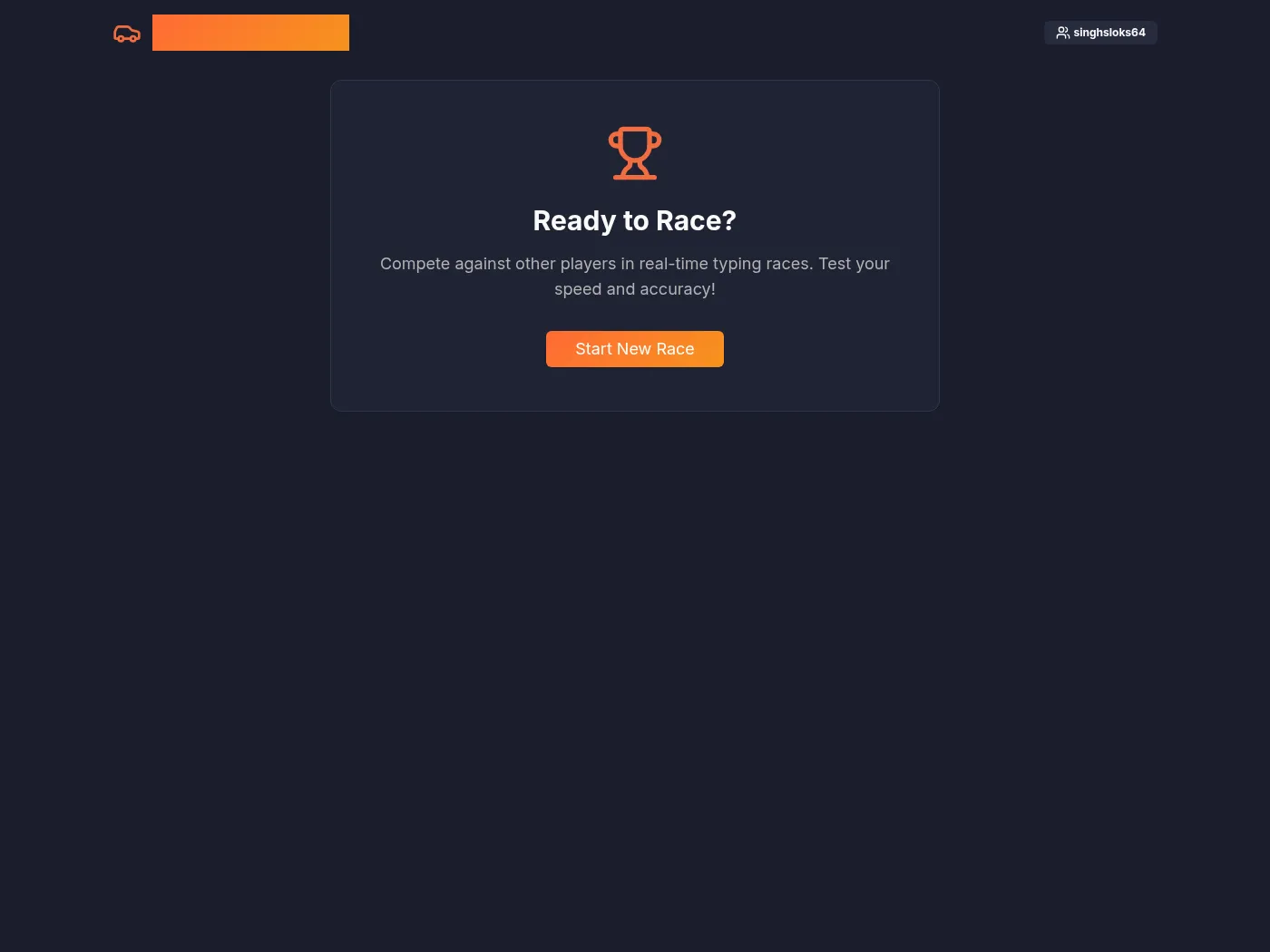 Typing Race: Real-Time Competitive Typing Game