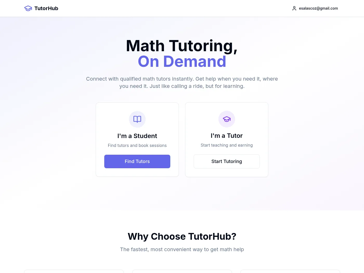 Uber for Math Tutoring
