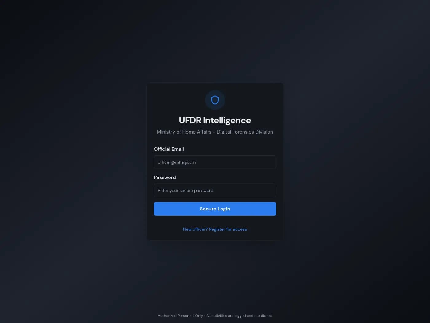 UFDR Insight Platform