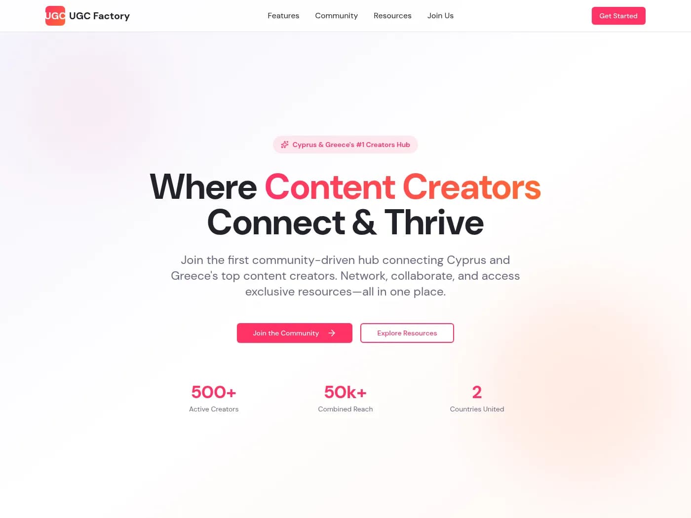 UGC Factory Creators Hub