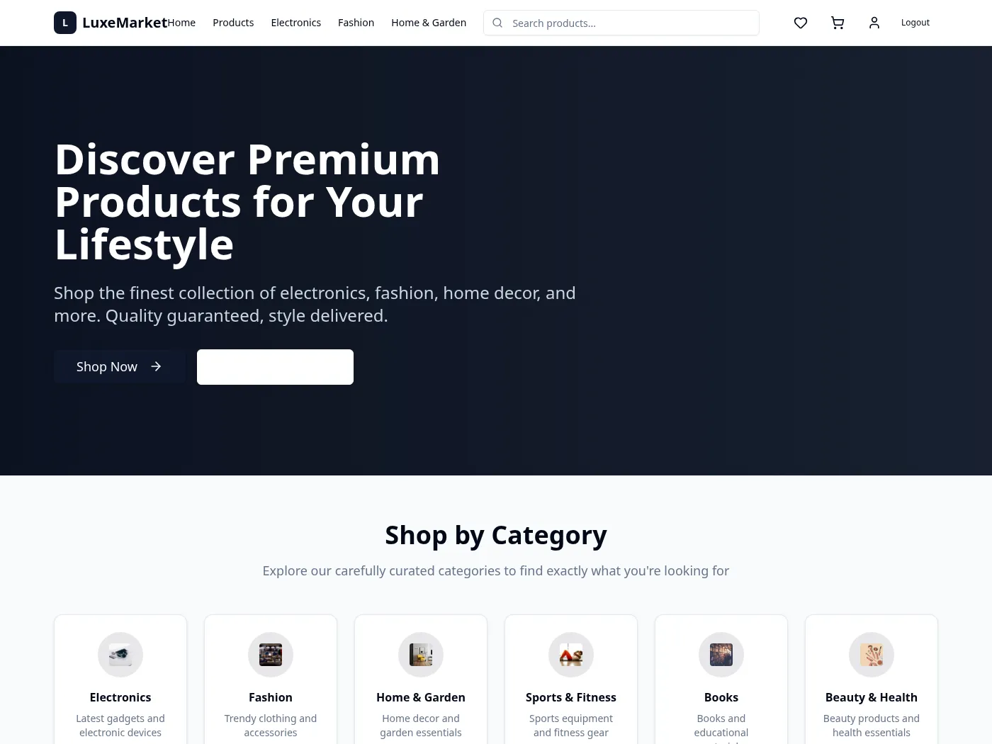 Ultimate E-Commerce Platform with Premium UI